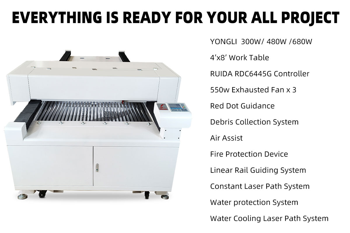 Flatbed Laser Cutting Machine CM1325H - Redsail Laser